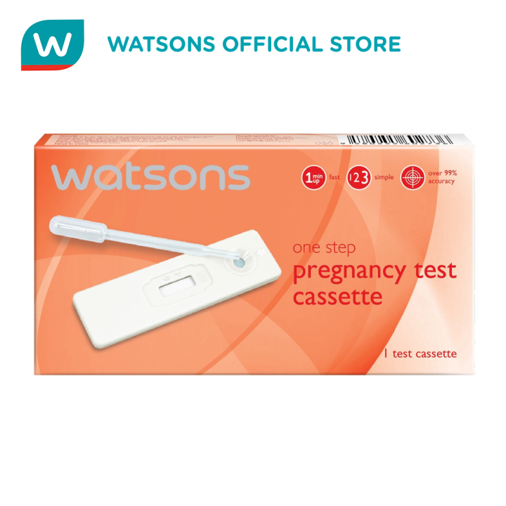 WATSONS One Step Pregnancy Test Cassette 1S | Lazada PH