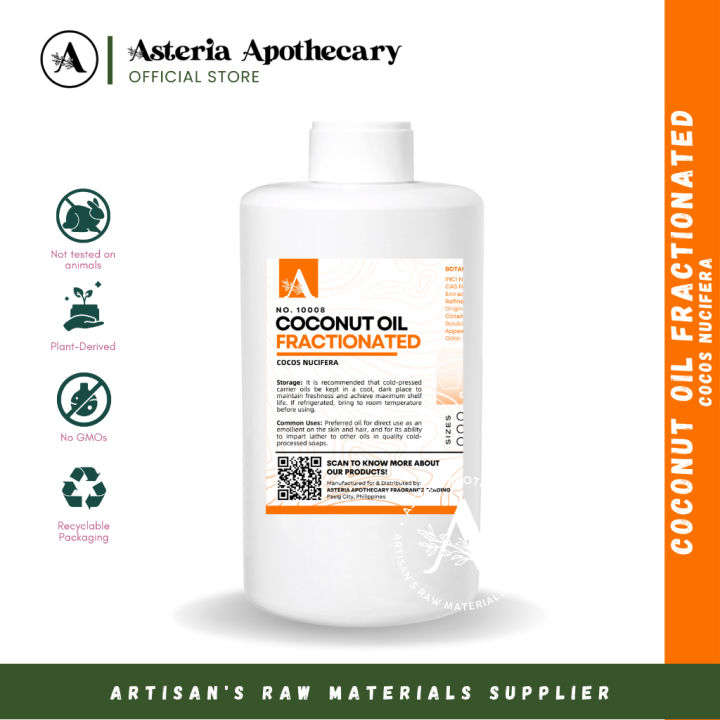 Fractionated Coconut Oil 250ML / 500ML / 1L (Carrier Oil /Base Oil ...
