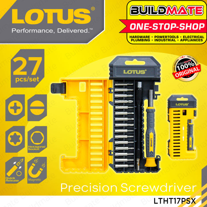 Lotus 17PCS Precision Screwdriver Torx, Flat & Slotted Screw with ...