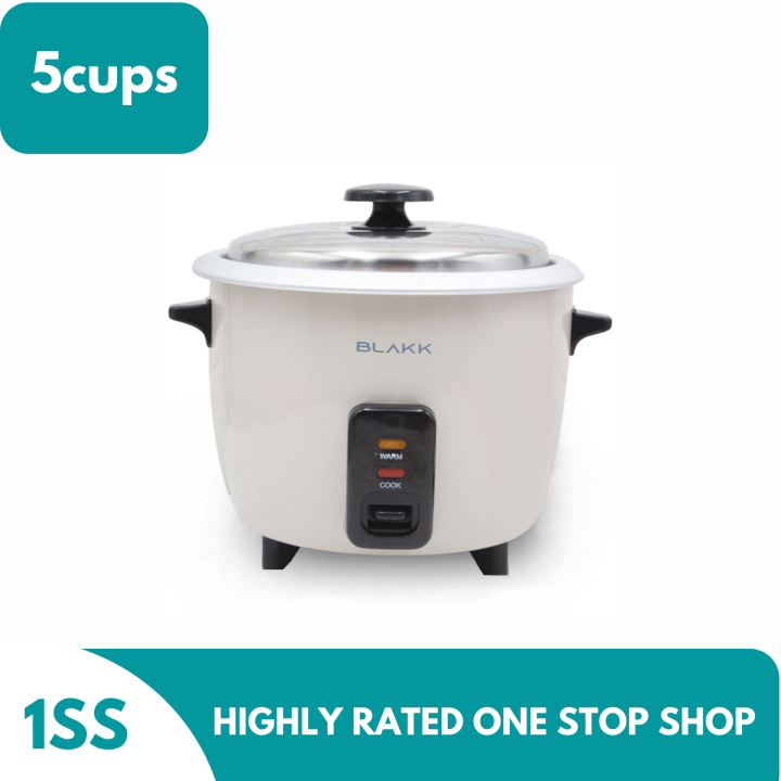 Blakk Rice Cooker, Capacity 5 cups | Lazada PH