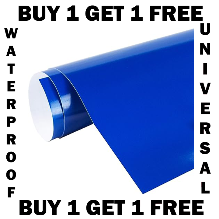 royal blue sticker buy 1 get 1 free motorcycle car motor stickers wrap ...