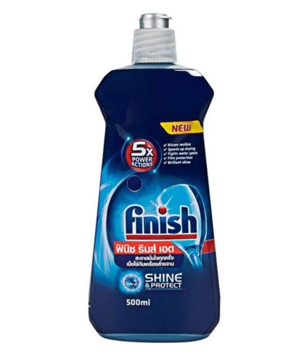 Finish Rinse Aid ฟินิช รินซ์ เอด ผลิตภัณฑ์สำหรับล้างจาน 500ml. | Lazada ...