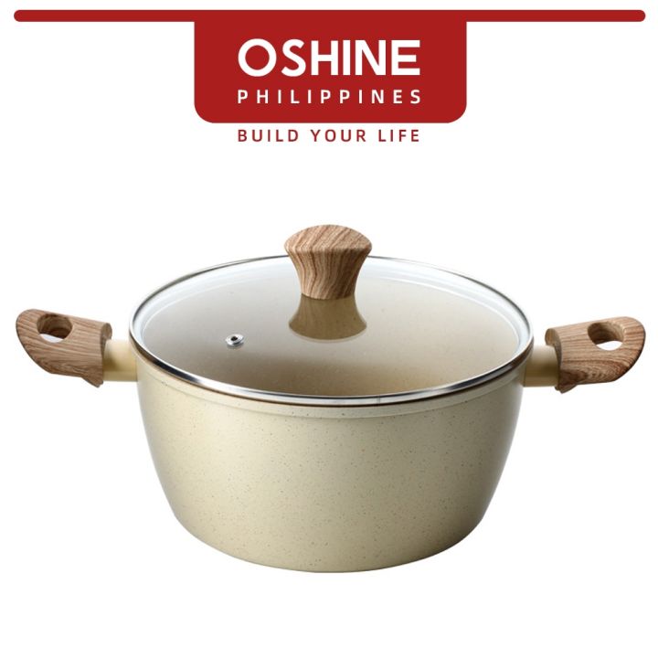 OShine Non Stick Soup Pot Casserole With Cover Stew Pot For Induction Cooker & Gas Stove | Lazada PH