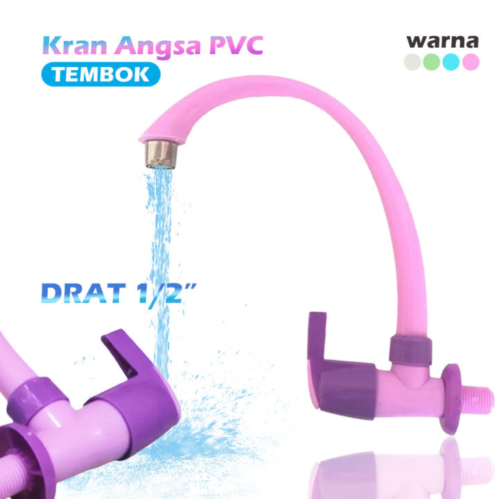 Kran Tembok Angsa PVC Tembok Leher Tinggi - Kran Wastafel Sink Dapur ...