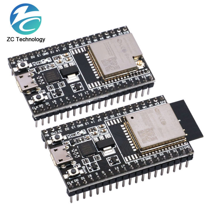 บอร์ดคอร์ ESP32-DevKitC ESP32 CP2102 ESP32-WROOM-32D บอร์ดพัฒนา ESP32 ...