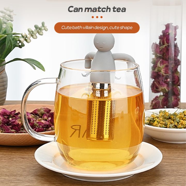 Tea Drainer Silicone Hanging Design Tea Filter Ultra Fine Mesh ...