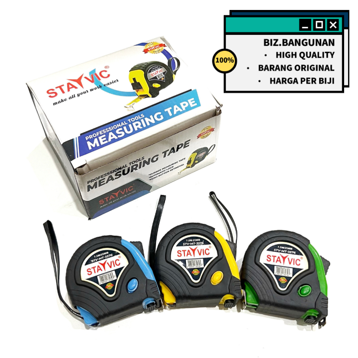 METERAN KARET 7.5M 3-STOP - ROL METER 7.5 M | Lazada Indonesia