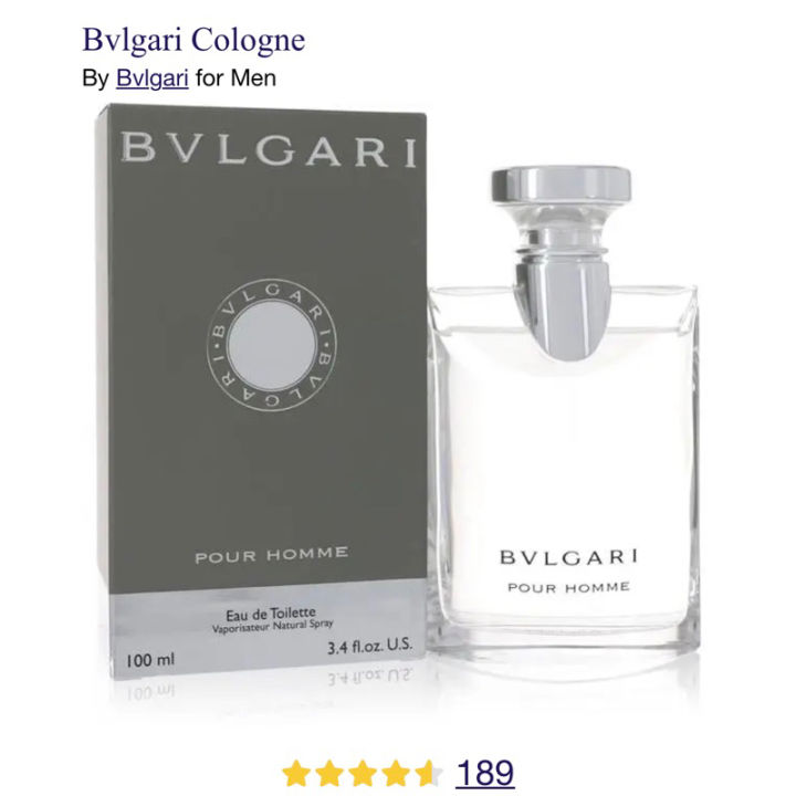 BVLGARI POUR HOMME for Men | Lazada PH