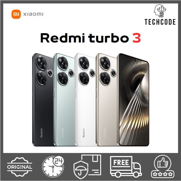 [in stock]Redmi Turbo 3 Snapdragon 8s Gen 3 (4 nm) 6.67 inches 5000 mAh ...