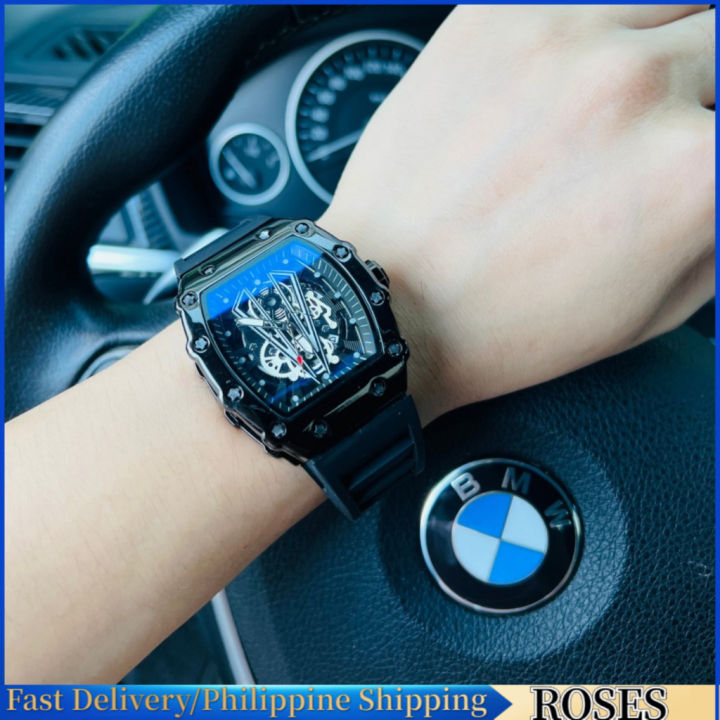 Fully Automatic Non-Mechanical Watch Men's Bucket Type Waterproof Watch ...