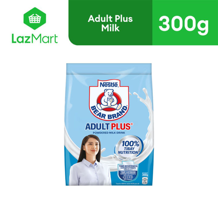 Bear Brand Adult Plus Milk Powder 300g | Lazada PH