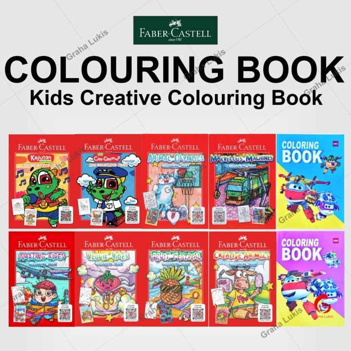 Buku Mewarnai / Coloring Book Ukuran A4 | Lazada Indonesia