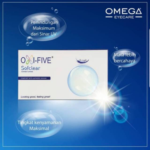 SOFTLENS OMEGA OXIFIVE SOFTCLEAR / SOFTLENS BENING -0.50 S/D -20.00 ...