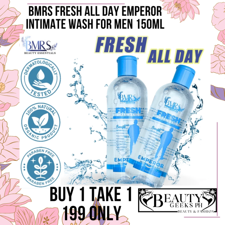 BMRS FRESH ALL DAY WITH COOLING EFFECT EMPEROR INTIMATE WASH FOR MEN ...