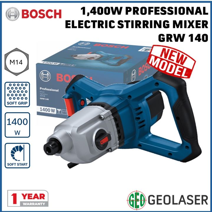 BOSCH GRW 140 PROFESSIONAL ELECTRIC CEMENT / PAINT STIRRING MECHANISM ...