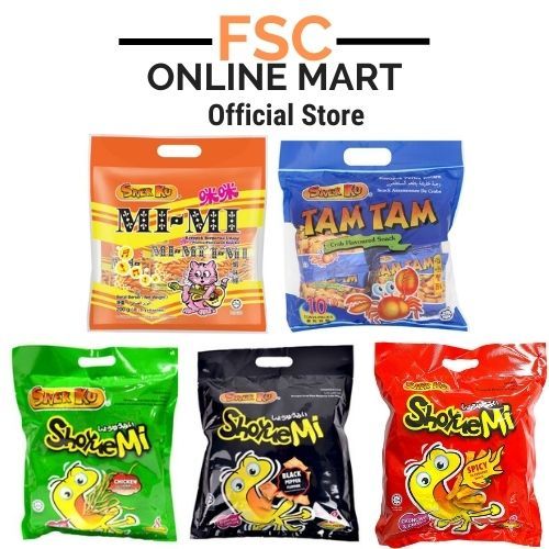 [FSC] Snek Ku Snack Family Pack 14gm x 8pkt (MiMi/TamTam/ShoyueMi) | Lazada
