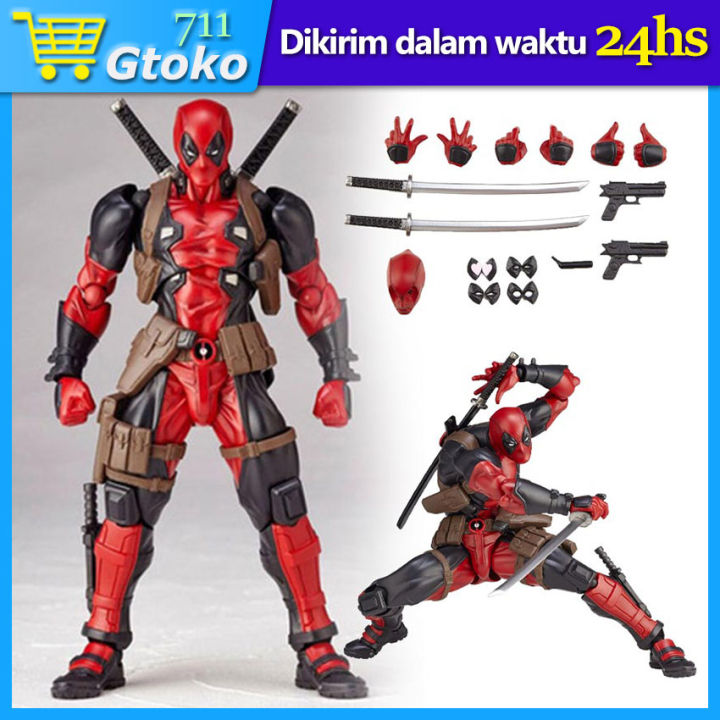 Action Figure Deadpool Revoltech Amecomi Yamguchi Amazing Deadpool ...