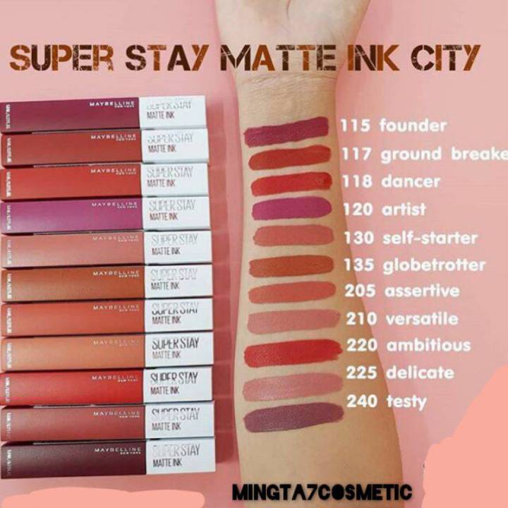 ลิปจูบไม่หลุด เมย์ bel line Super stay matte ink ลิปในตำนานจูบไม่หลุด ...