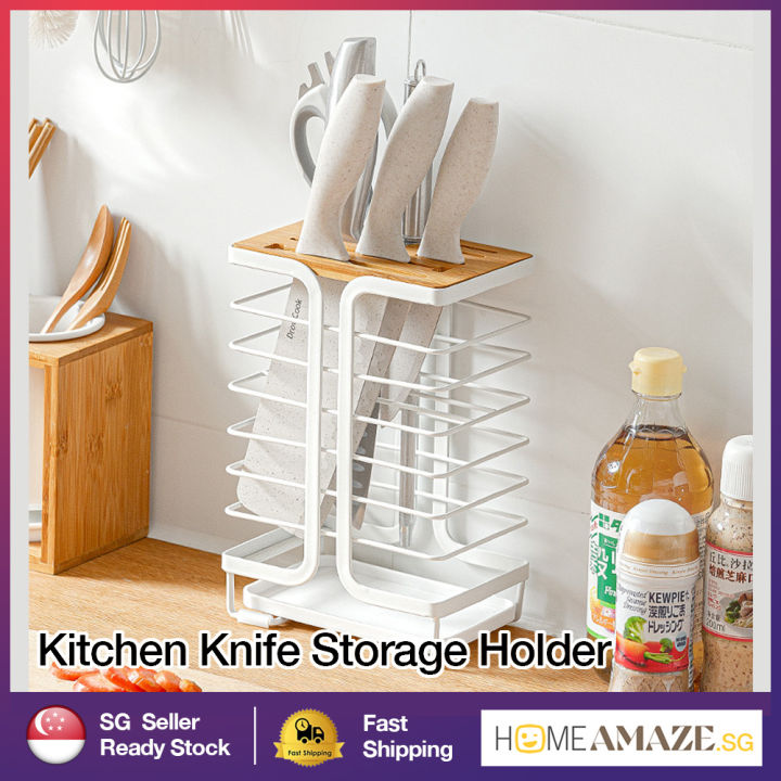 Kitchen Knife Holder Chopping Board Holder Kitchen Organizer Knife ...