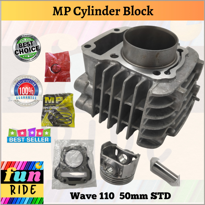 MP 50mm Standard Cylinder Block Wave110 | Lazada PH