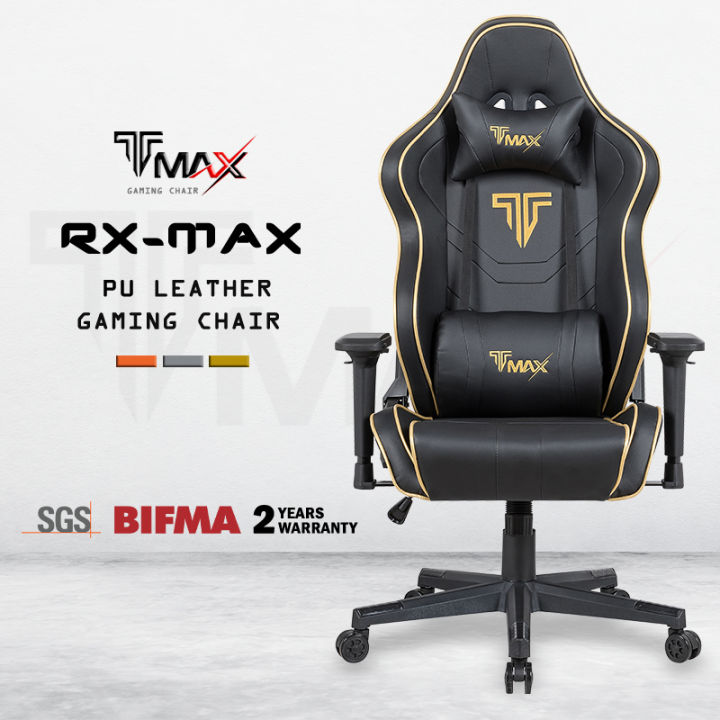 TMAX RX-MAX Gaming Chair with 4D Armrest Professional Design Adjustable ...