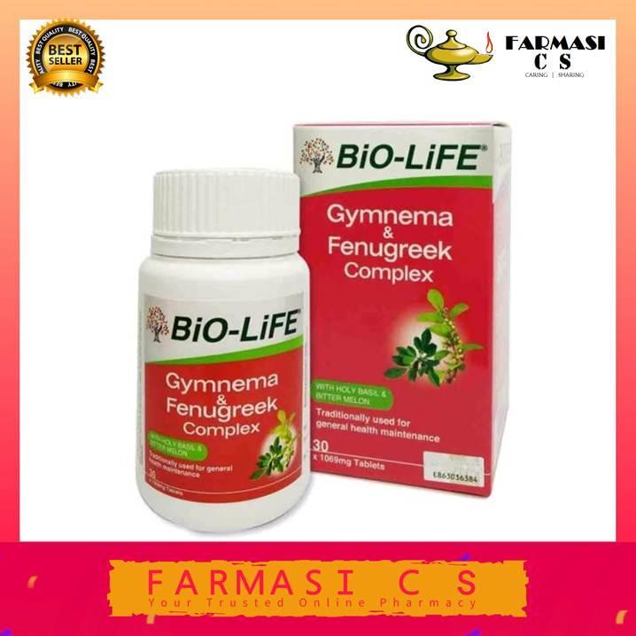 Bio-Life Gymnema & Fenugreek Complex 30s EXP:08/2025 [ Bio Life Biolife ...