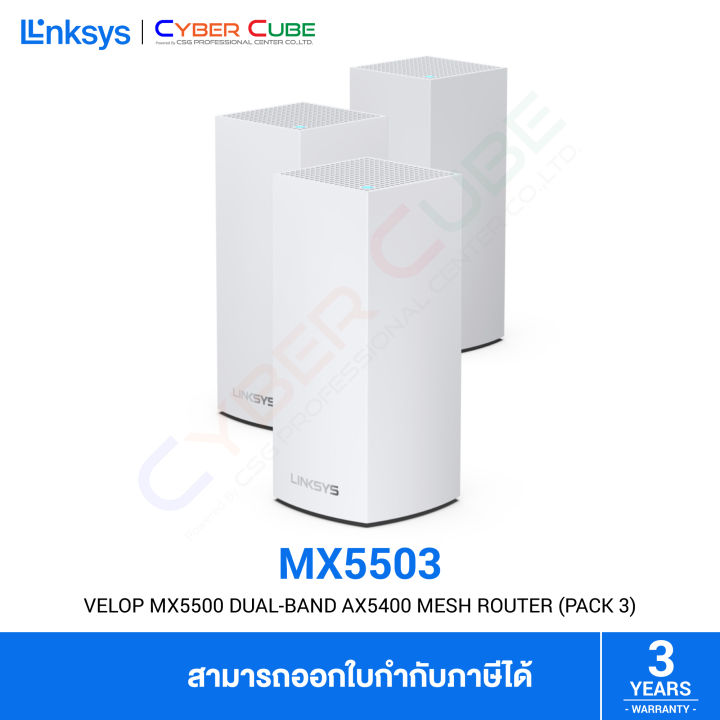 LINKSYS Atlas Pro 6 ( MX5503-AH ) : Dual-Band Mesh WiFi 6 System, 3 ...