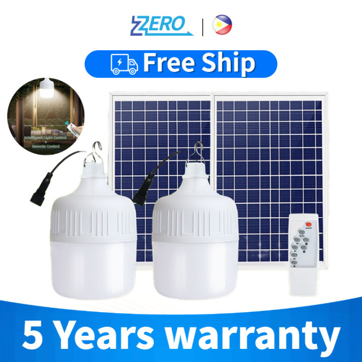 300W 400W 500W 600W Portable Solar Light Bulb Powered Energy Saving LED ...