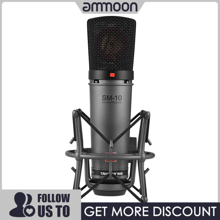 [ammoon]TAKSTAR SM-10 Unidirectional Recording Microphone Metal ...