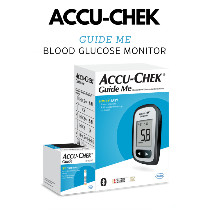 ACCU-CHEK Guide ME Glucose Meter (accuchek / accu chek) | Lazada