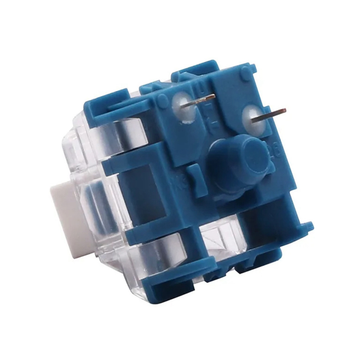 TECHCHIP-45PCS Fast Silver Axis V2 Switches Linear Shaft Extra Long Use ...