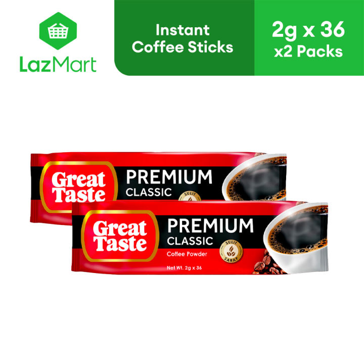 Great Taste Premium Sticks 2g x 36 - Pack of 2 | Lazada PH