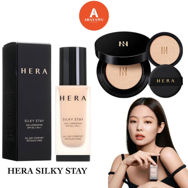 ( แท้/พร้อมส่ง) 🖤HERA BLACK CUSHION 🖤 HERA SILKY STAY FOUNDATION 🖤 | Lazada.co.th