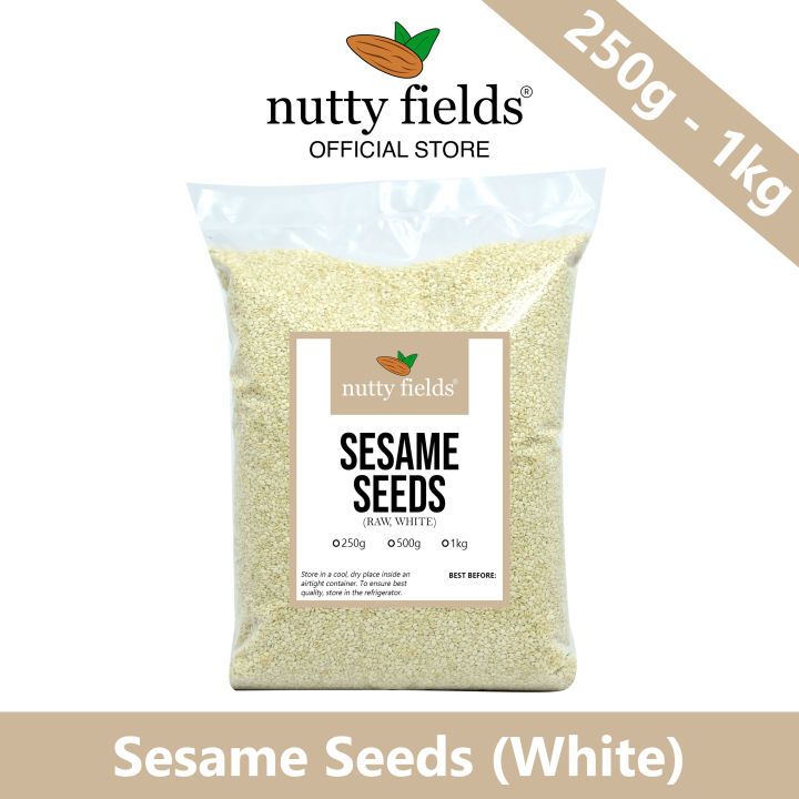 White Sesame Seeds (250g - 1kg) by Nutty Fields | Lazada PH