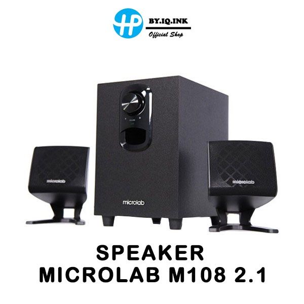 SPEAKER (ลำโพง) MICROLAB M108 2.1 / M108 Bluetooth(BLACK) รับประกัน 1 ปี M-108BT / M108 | Lazada ...