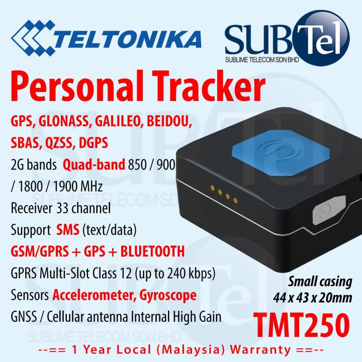 Teltonika TMT250 Waterproof Personal Tracker with GNSS GSM Bluetooth ...