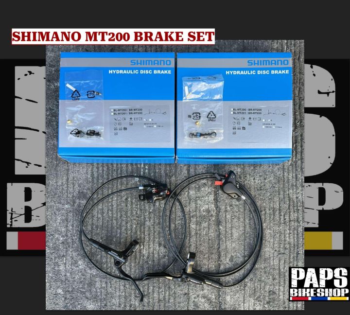 SHIMANO MT200 / MT201 HYDRAULIC BRAKE SET | Lazada PH