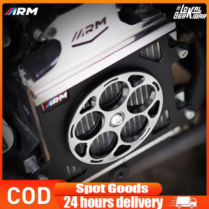 Spiner RADIATOR COVER 3D ARM TYPE DISCO NMAX, AEROX, LEXI/VARIO, ADV ...