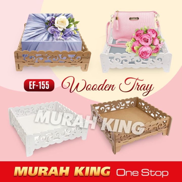 Dulang Hantaran Kayu / Wooden Gift Tray /Dulang Hantaran Perkahwinan ...