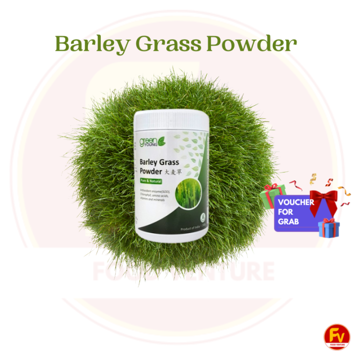 [200g] Pure and Natural Barley Grass Powder / Serbuk Rumput Barli Tulen ...