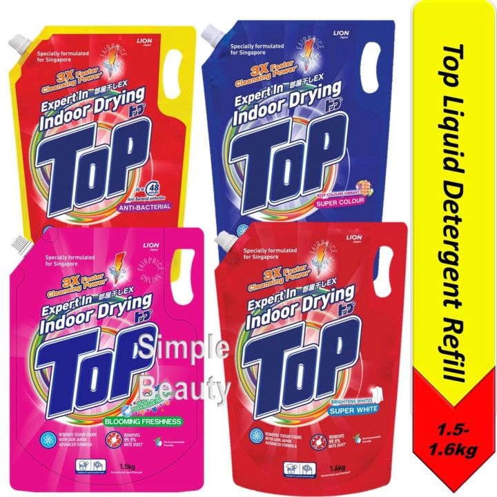 TOP Liquid Detergent Refill, 1.5kg-1.6kg | Lazada Singapore