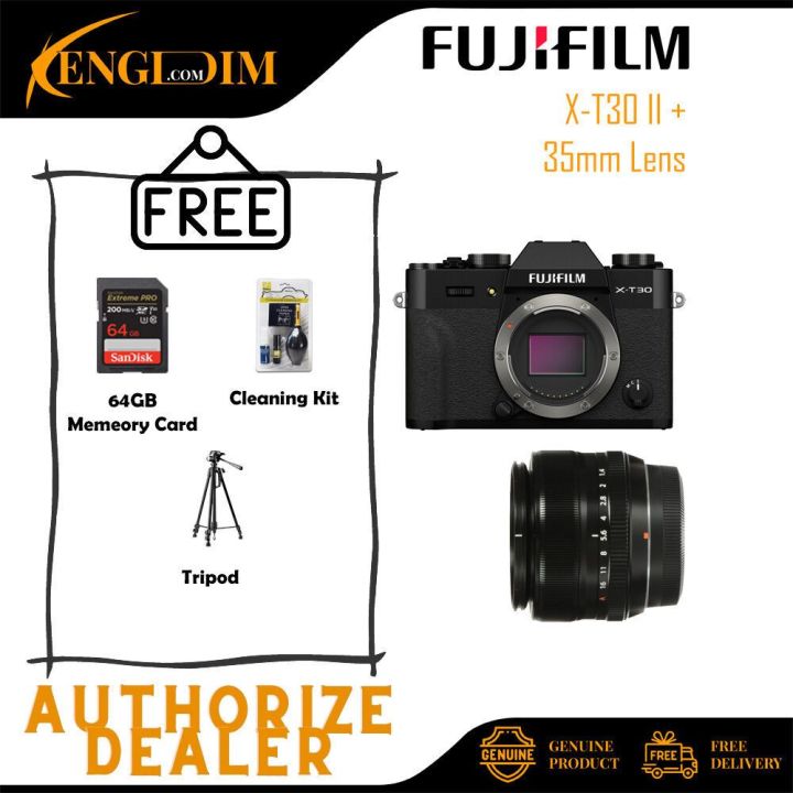 (PRE ORDER) FUJIFILM X-T30 II / XT30 II Mirrorless Digital Camera with ...