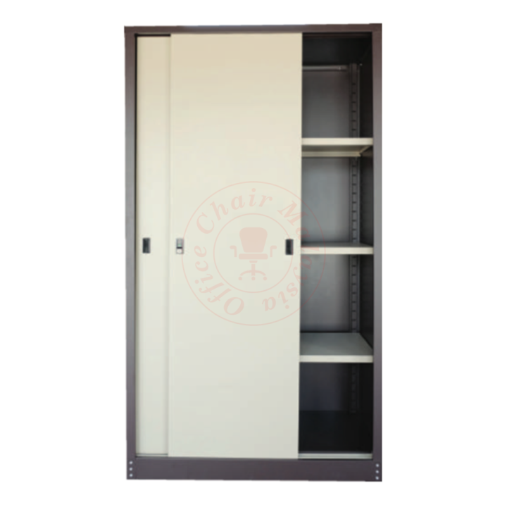 Heavy Duty Steel Full Height Cupboard Sliding Door / Almari Besi / Rak ...