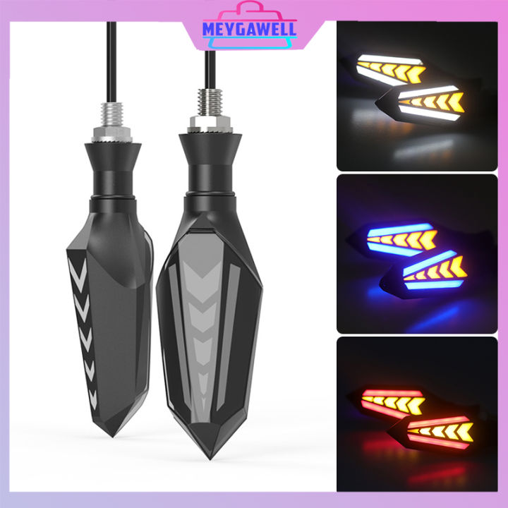 Motorcycle Signal Light LED Turn Flash Indicator Lights 12V Flowing ...