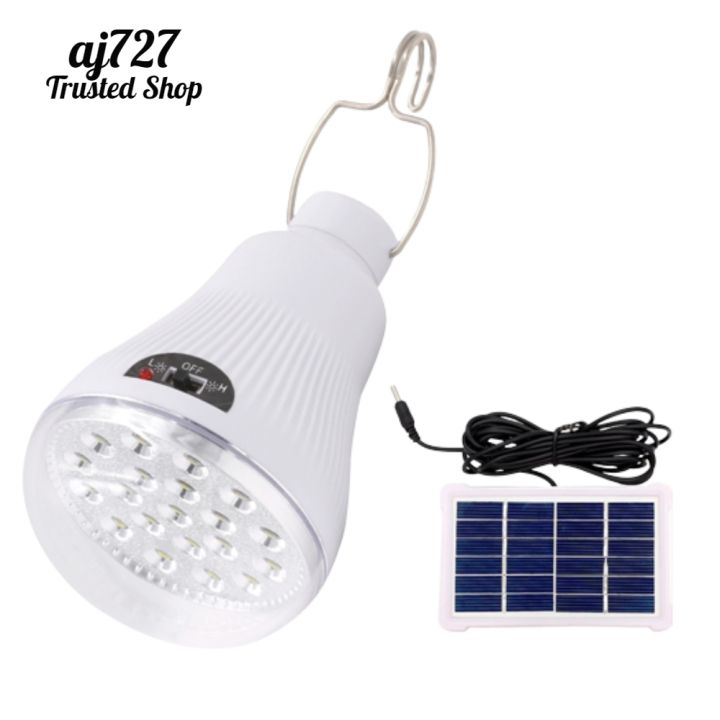 Outdoor Solar Light 10W Lamp Portable Bulb Solar Emergency | 20 LED ...