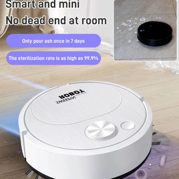 4500pa 3-In-1 Mini Smart Robot Vacuum Cleaner With Mop Sweeping Home ...