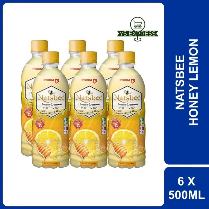 POKKA Natsbee Honey Lemon 6X500ML - Jus Lemon Madu | Lazada