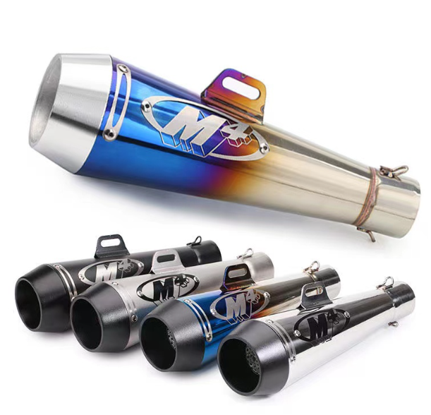 38-51mm Universal M4 Exhaust Pipe Motorcycle Muffler Pipe Ekzos Muffler ...