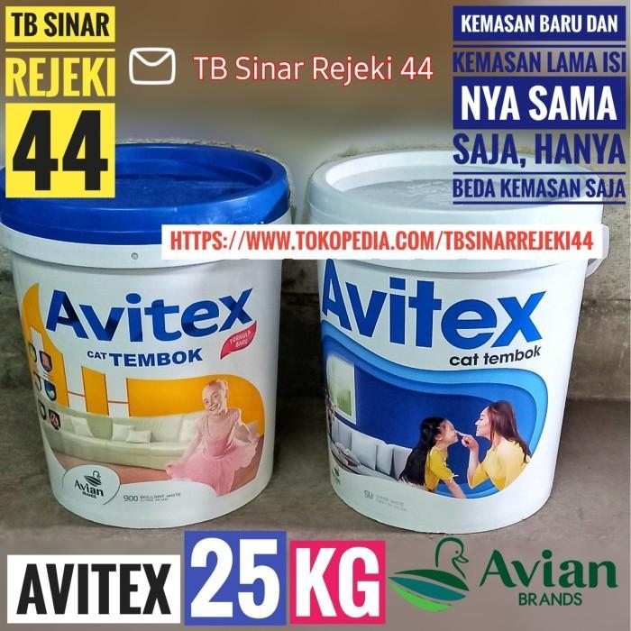 CAT AVITEX 25KG GALON 25 KG TEMBOK INTERIOR PLAFON DINDING AVIAN PAINT ...