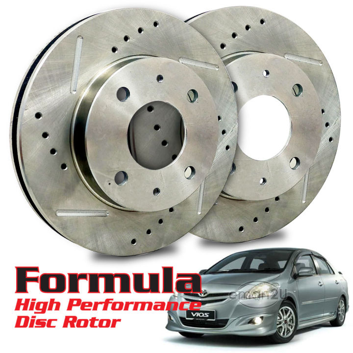 Toyota Vios NCP93 J&E-spec Formula Brake System Front | Lazada